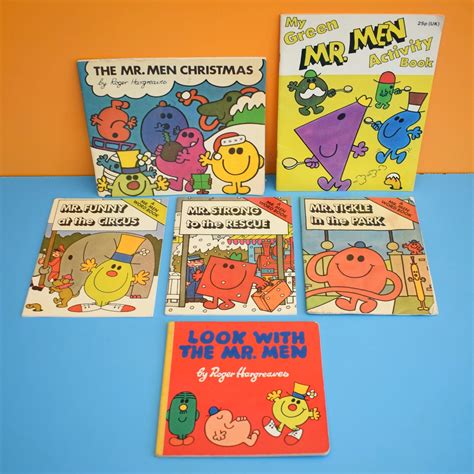 Vintage 1980s Mr Men Big Books Pineapple Retro
