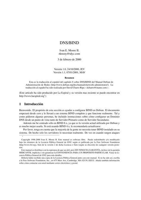 PDF de programación - DNS/BIND