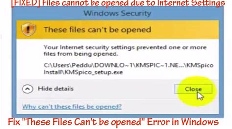 Fix These Files Cant Be Opened Error In Windows Files Cannot Be