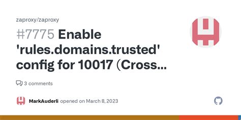 Enable Rulesdomainstrusted Config For 10017 Cross Domain