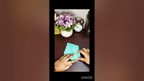 How To Make Paper Bird 🕊️ Easy Paper Ideas Love Diy Youtubeshorts