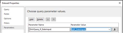 Injecting A Single Value Parameter Into A Power Bi Paginated Report Dax