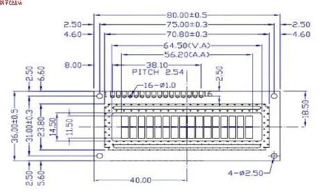 Lcd1602 Lcd 1602 1602a Display Module Lcd 16x02 Character Blue