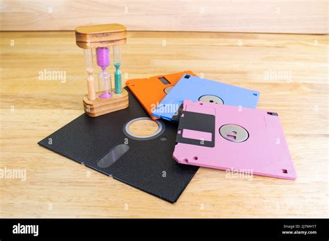 A Floppy Disk Or Diskette Disk Was A Ubiquitous Form Of Data Storage And Exchange From The Mid