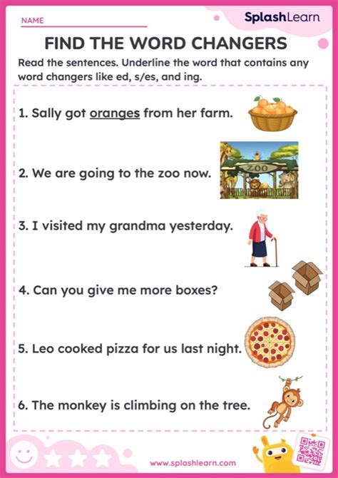 2 Grade Vocabulary Worksheets
