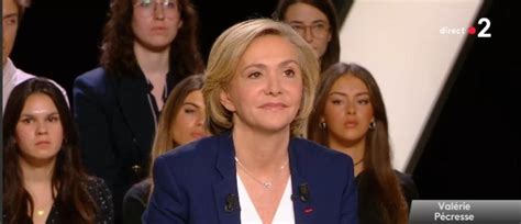 Valérie Pécresse étrille Emmanuel Macron pour son absence à l émission