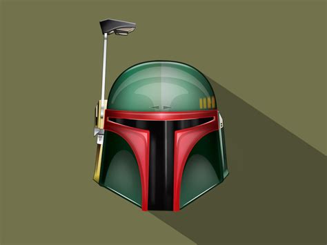 Boba Fett Head Drawing