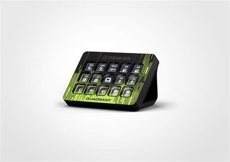 Stream Deck MK 2 Black With Quadrant Faceplate