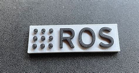 Ros Logo By Thijs Triemstra Download Free Stl Model