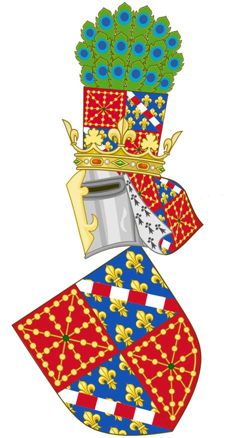 Arms Of The Monarchs Navarre 1328 1425 With The Royal Crest File