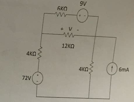 Solved Use Source Transformation To Find Value Of V In The Chegg