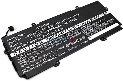 Battery For HP SD XL Laptop Wh Replacement HP SD XL Batteries V