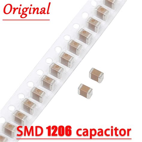 100pcs 1206 10uf 10 16v 25v 50v 100v 3216 106k Material Smd Ceramic