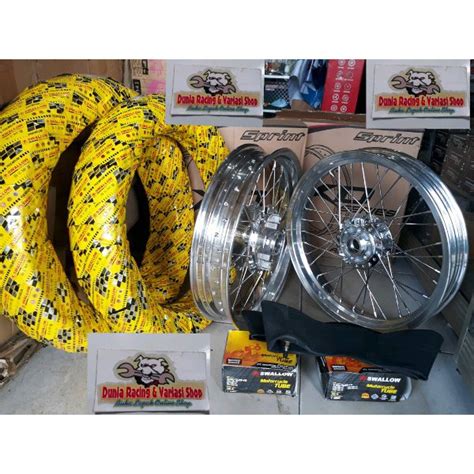 Jual BRILIANT Velg Sepaket Tiger Revo Rossi Sprint XD Polis Lebar