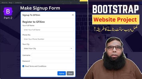 Bootstrap Website Project Complete Bootstrap Tutorial For Beginners Part YouTube