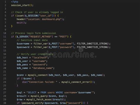 Programming Software Source Code Stock Illustration Illustration Of