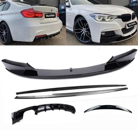 Bmw F30 M Performance Body Kit Front Lip Splitter Rear Diffuser Spoiler