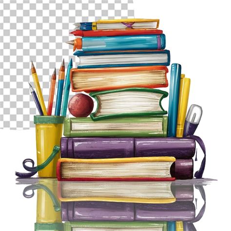 National Book Lovers Day Png Illustration Premium Ai Generated Psd
