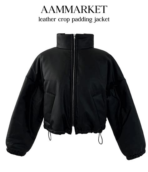 당일🖤주문폭주 Aam 레더패딩 겨울 숏패딩 에이블리