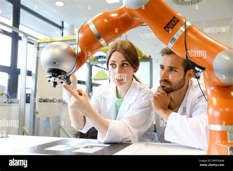 Safety In Human Robot Cooperation Hi Res Stock Photography And Images Alamy
