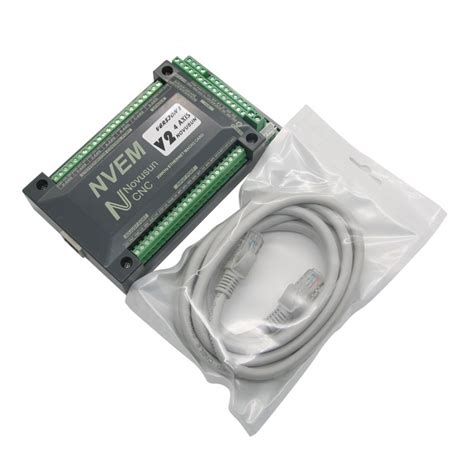 4 Axis 200Khz CNC Ethernet Controller Card Breakout Interface Mach3 Board For PWM Spindle Motor