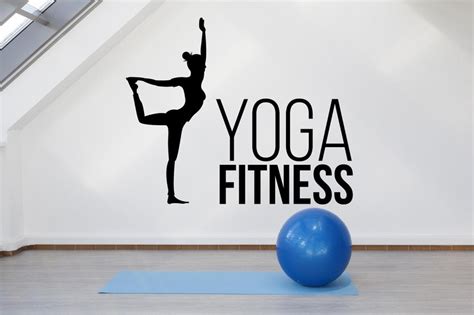 Yoga Decal Meditaton Decal Yoga Wall Art Yoga Decor Namaste Etsy