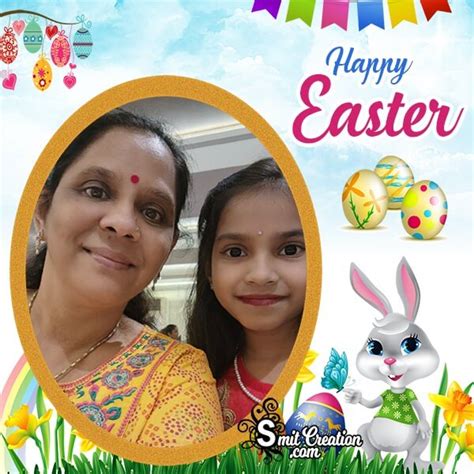 Happy Easter Profile Photo Frame Photoframe