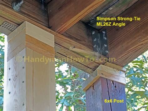 How To Replace A 6x6 Wood Deck Post Part 2 HandyManHowTo