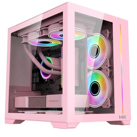 Case Mik Lv12 Mini Elite Pink Vỏ Case Máy Tính