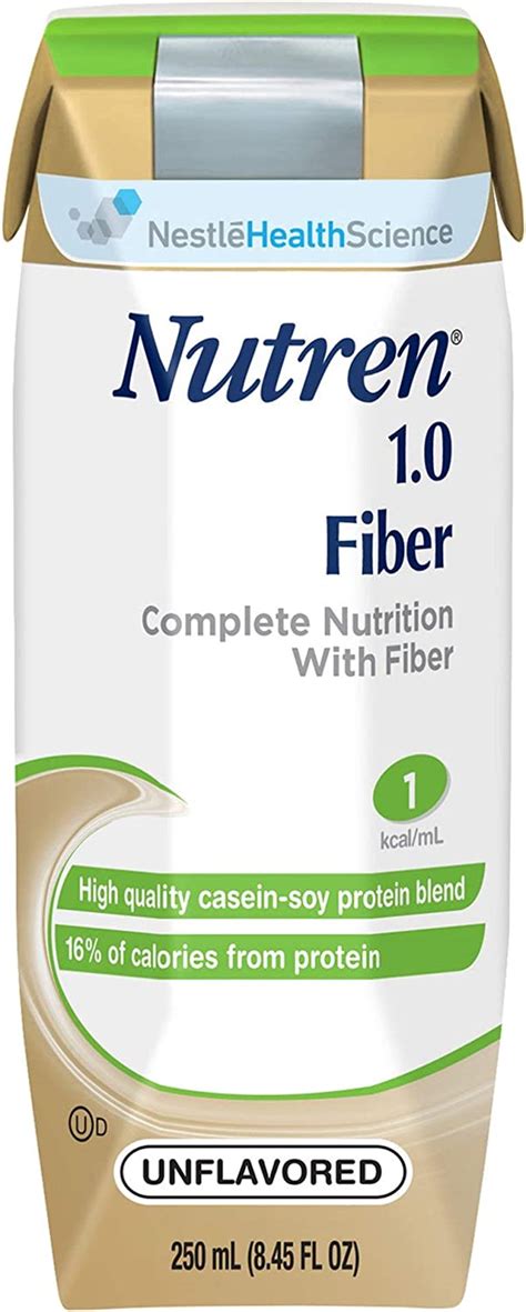 Nutren 1 0 Fiber Complete Liquid Nutrition Unflavored Tube Feeding