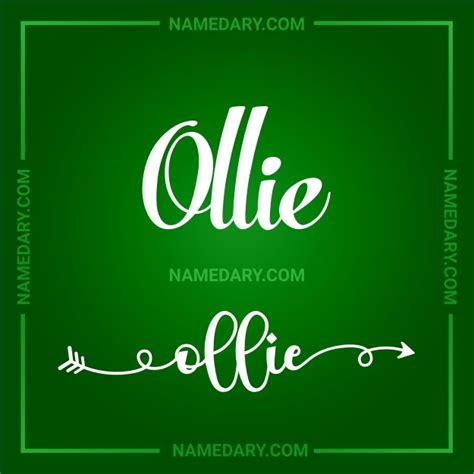 Ollie Meaning Origin Traits And More Namedary
