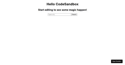 React Search Engine Api Call Codesandbox