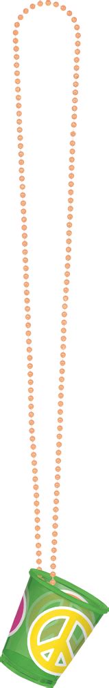 Shot Glass Bead Necklace Party City