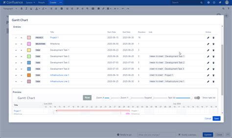 Gantt Chart Macro Version History Atlassian Marketplace