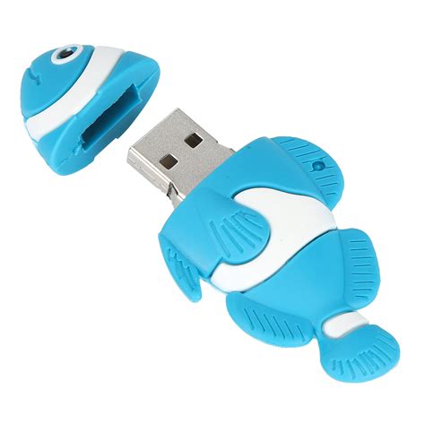 Memory Stick Disco U De Dibujos Animados Memoria Usb Azul Unidades