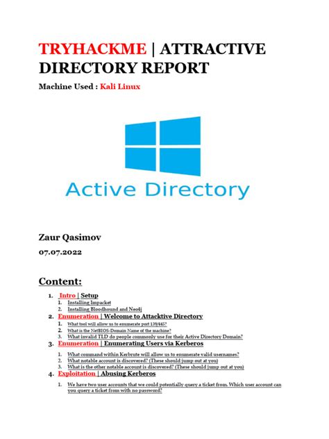 attractive directory report thm pdf password user computing