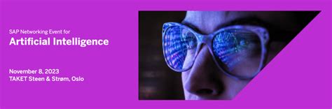 Sap Networking Event For Artificial Intelligence Oslo 8 November