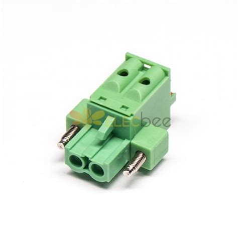 Pluggable PCB Terminal Block Straight Solder Type Spring Terminal