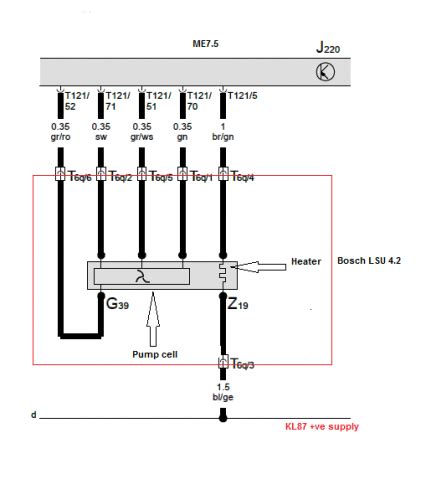 Bosch 5 Wire Wideband O2 Sensor Wiring Diagram