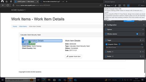 What Does This Mean When I Hover Cursor Over Enable Computer Vision Studio UiPath