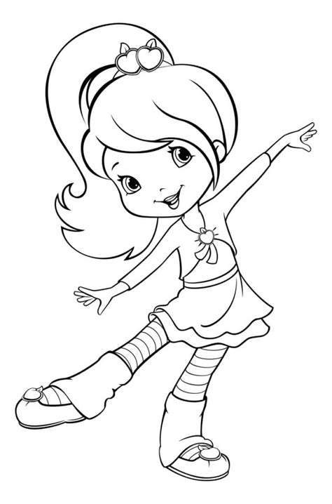 Dibujos De Rosita Fresita Para Colorear Imprime Gratis