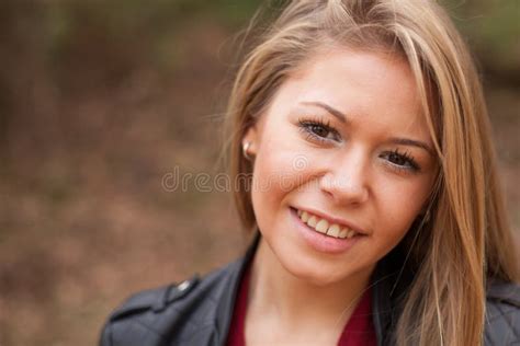 Nice Portrait Of Blonde Girl Stock Image Image Of Beautiful Girl