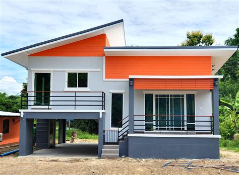 บ้านชั้นเดียวสไตล์โมเดิ Minihouseideas ไอเดียบ้านหลังเล็ก