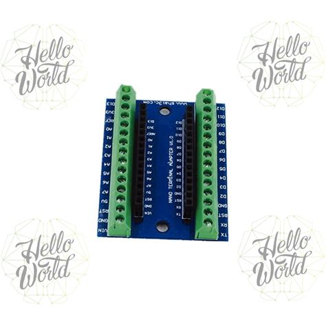 Terminal Expansor Adaptador Para Arduino Nano Hello World