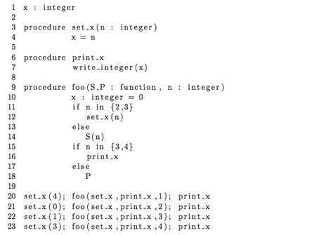 Solved A What Does This Program Print If The Language Uses Static