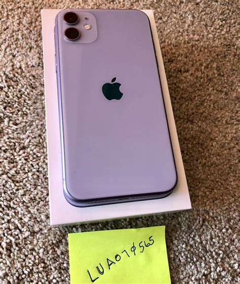 Apple iPhone 11 - Unlocked, Purple, 128GB, A2111 - LUAO70565 - Swappa
