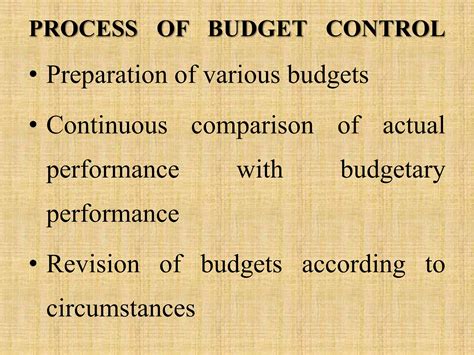 Budget Control Pptx