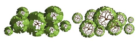 Premium Vector Tree For Architectural Floor Plans Entourage Design Vector