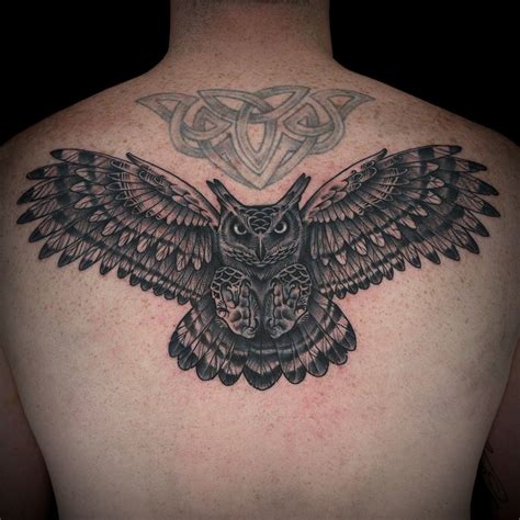 Owl Tattoo By Creepy Jason Ink Master Tattoos Ink Tattoo Dragon
