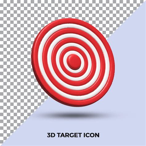 Premium Psd 3d Dart Board For Target Icon Isolated